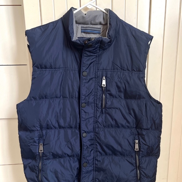 Orvis | Jackets & Coats | Orvis Mens Down Filled Nylon Puffer Vest Navy ...